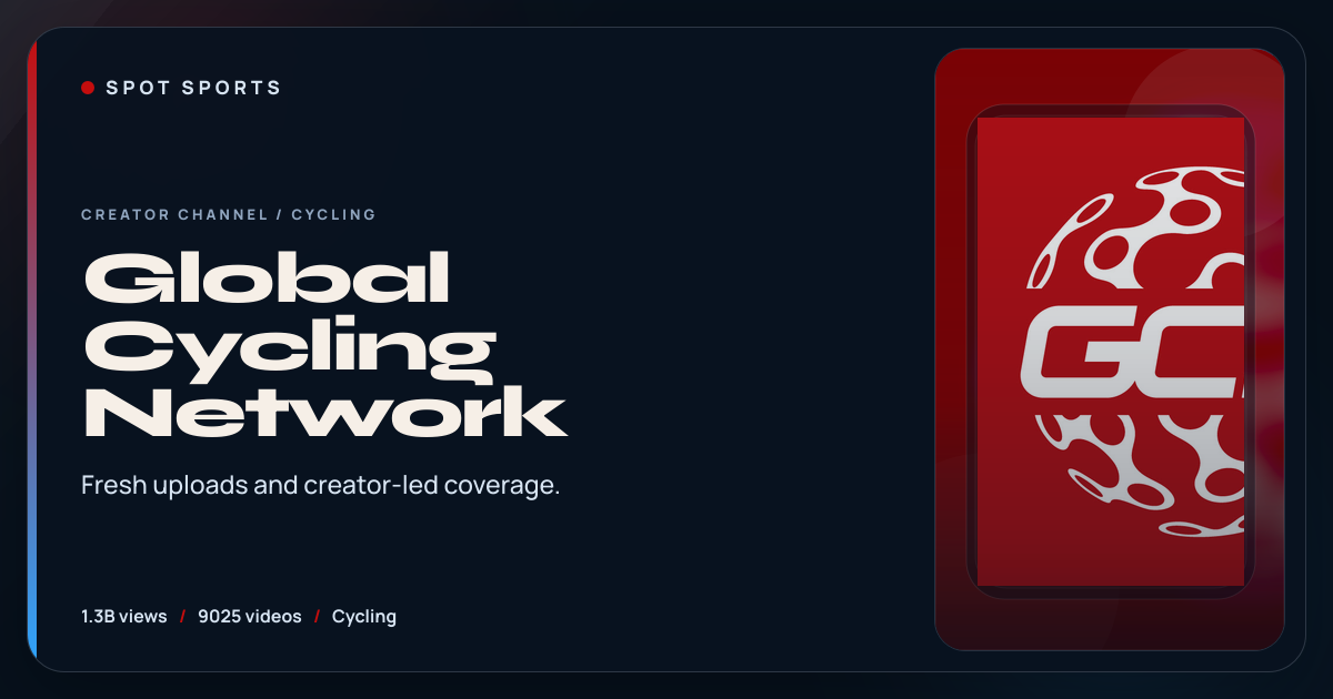 Global Cycling Network Videos & Content | Spot Sports